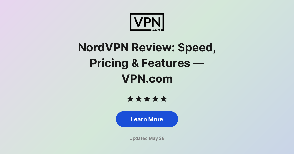 NordVPN Review: Speed, Pricing & Features — VPN.com