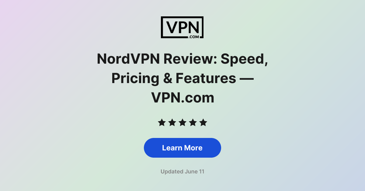 NordVPN Review: Speed, Pricing & Features — VPN.com