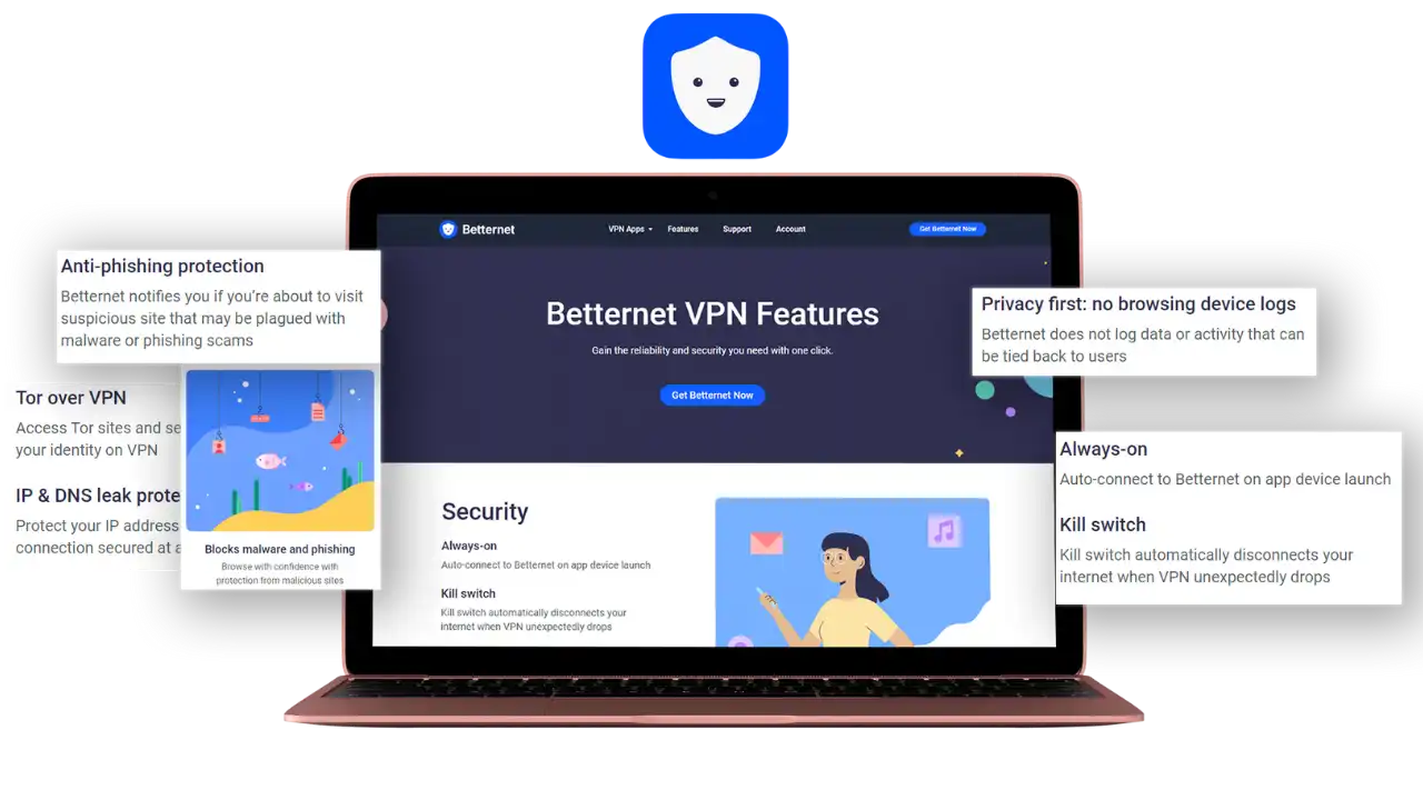 Betternet VPN Review: Features, Pricing, And Compatibility
